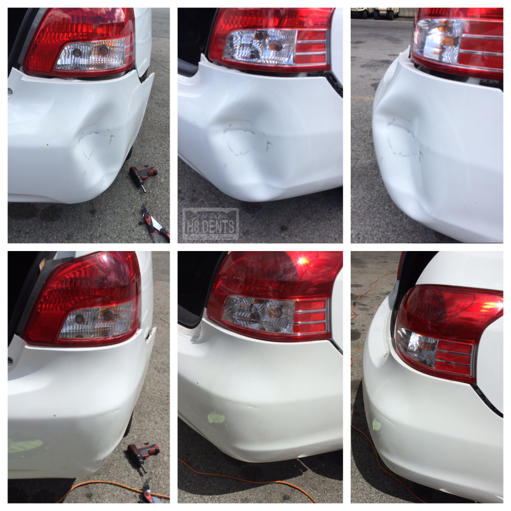 Plastic Bumper Reshaping - So Cal Dent Works | Paintless Dent Removal